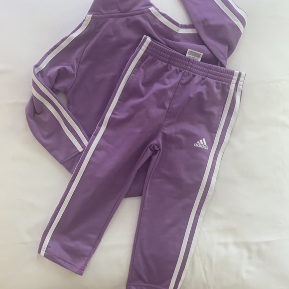 adidas | Matching Sets | Purple Adidas Tracksuit Size 3t | Poshmark